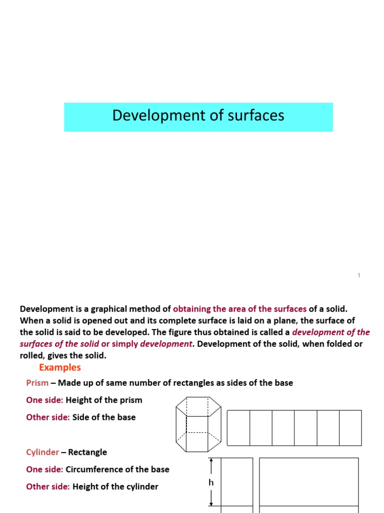Surface Development | PDF | Classical Geometry | Euclid