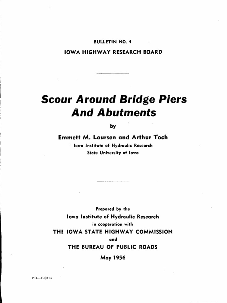 Scour Bridge Piers: Around and Abutments | PDF | Civil Engineering | Nature