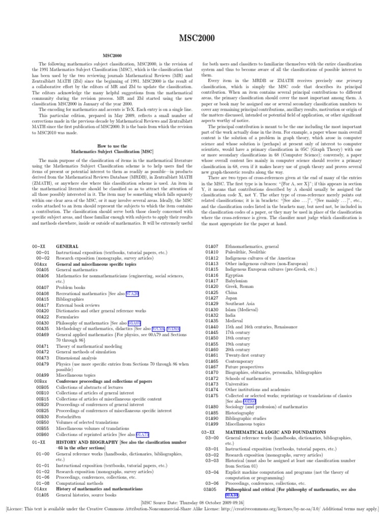 Classifications 2000 Pdf Model Theory Mathematical Logic
