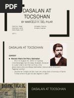 Dasalan at Tocsohan: Marcelo H.Del Pilar | PDF | Philippines