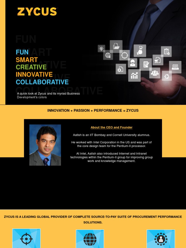 Zycus: Business Development Overview | PDF | Mentorship | Marketing