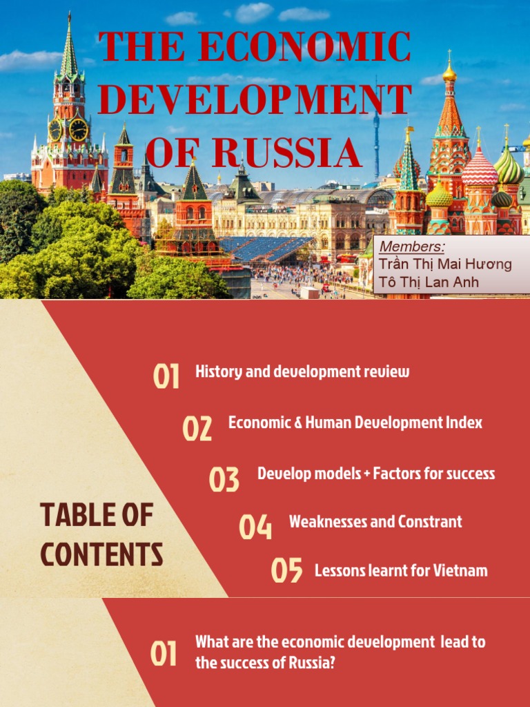 The Economic Development of Russia: Members | PDF | Economic System ...