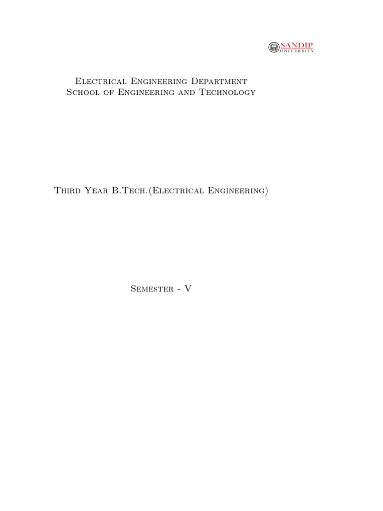 Syllabus For Elect | PDF | Electric Motor | Electrical Breakdown