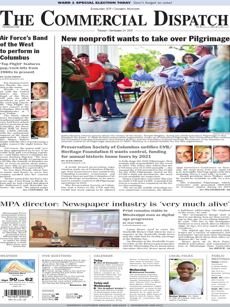 Commercial Dispatch Eedition 9-24-19 | PDF | Newspapers | United States ...