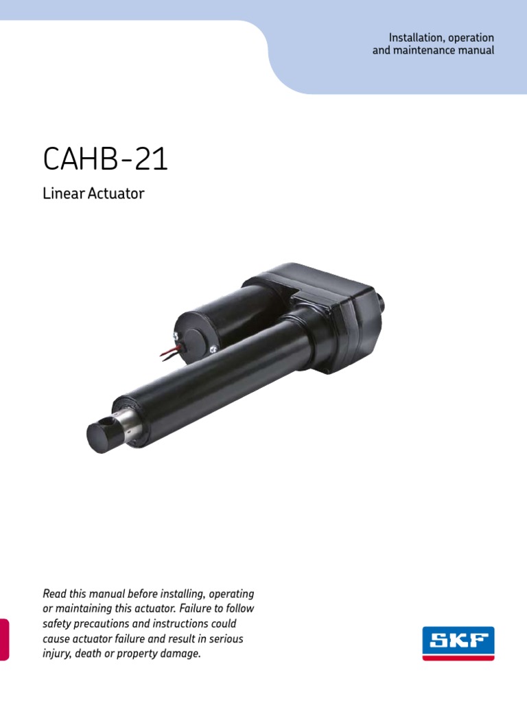 CAHB 21 Operating Manual PDF | PDF | Electrician | Switch