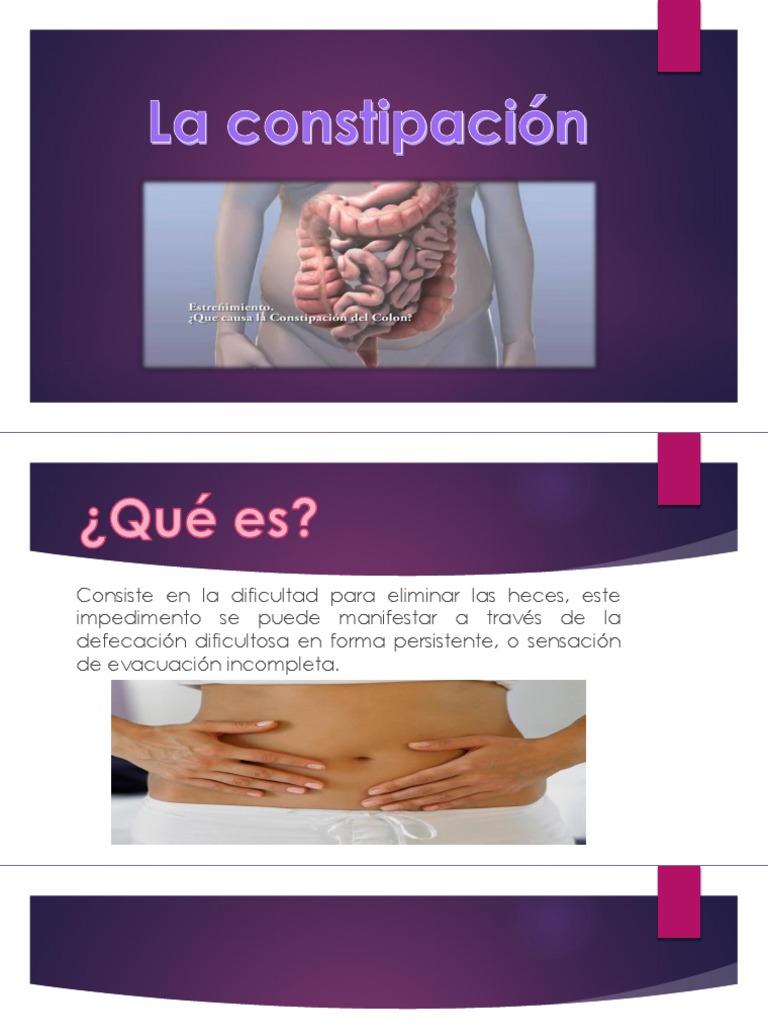 Causas y Prevención de la Constipación | PDF | Salud y bienestar ...