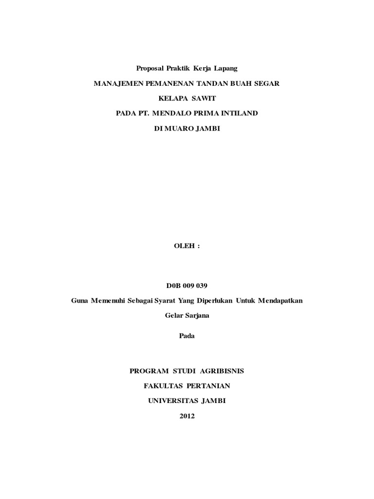 Manajemen Pemanenan Kelapa Sawit | PDF