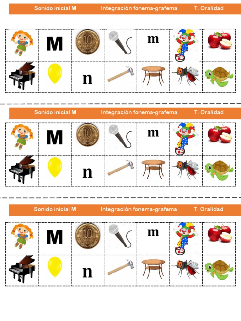 Sonido Inicial M | PDF