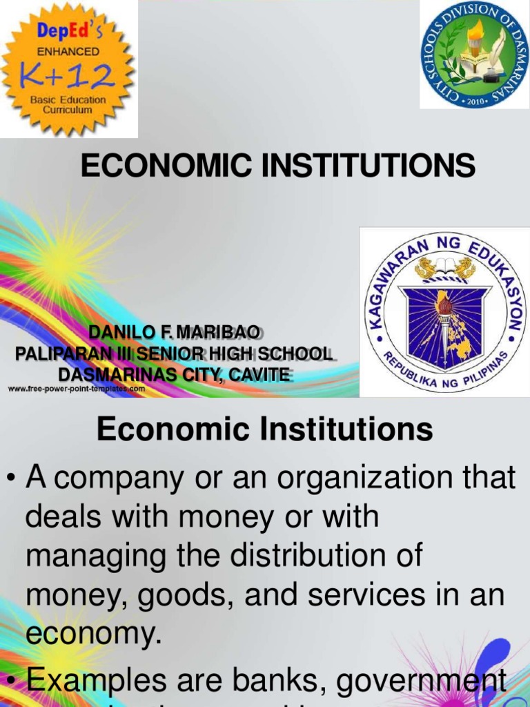 Economic Institutions Examples
