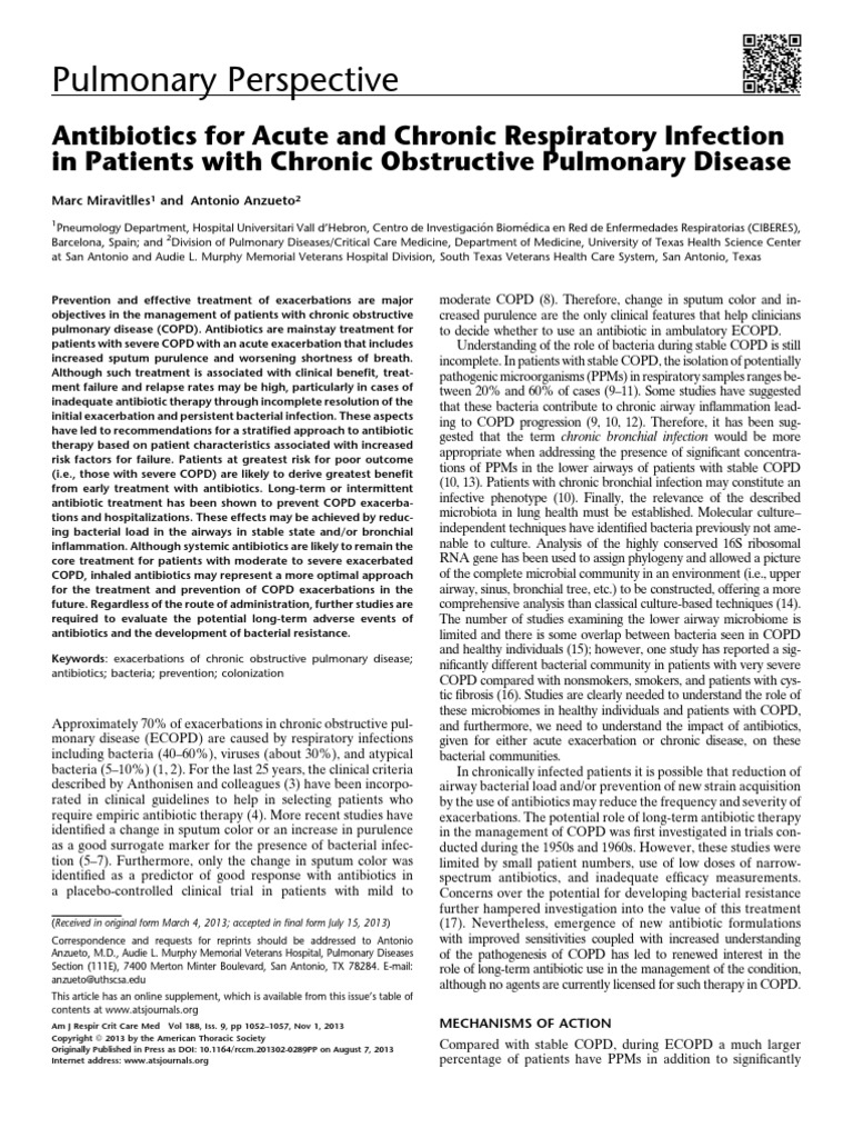 RCCM | PDF | Chronic Obstructive Pulmonary Disease | Pneumonia