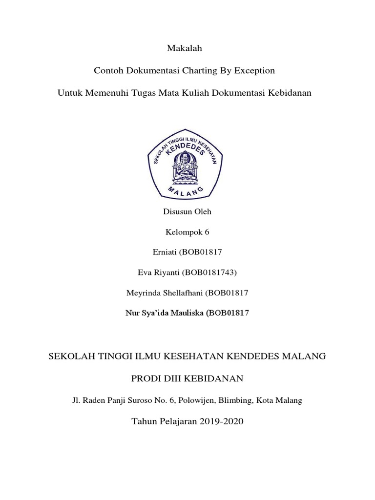 Makalah Contoh Dokumentasi CBE | PDF
