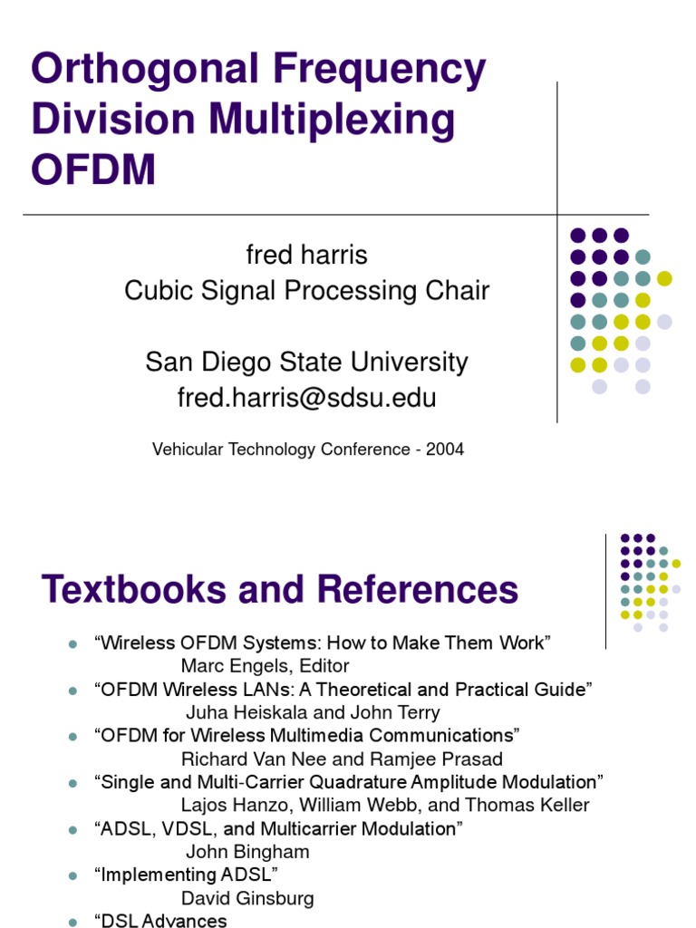Orthogonal Frequency Division Multiplexing Ofdm | PDF | Orthogonal ...