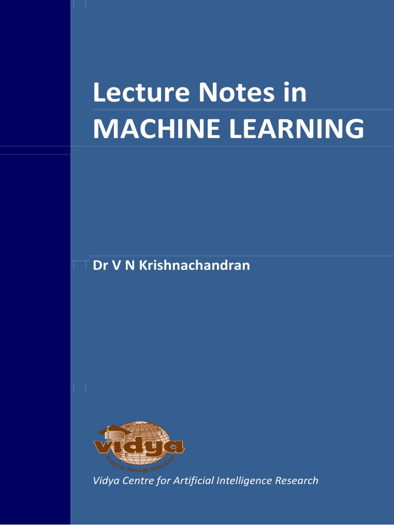 Machine Learning Notes For KTU Semester 7 | Download Free PDF | Machine ...