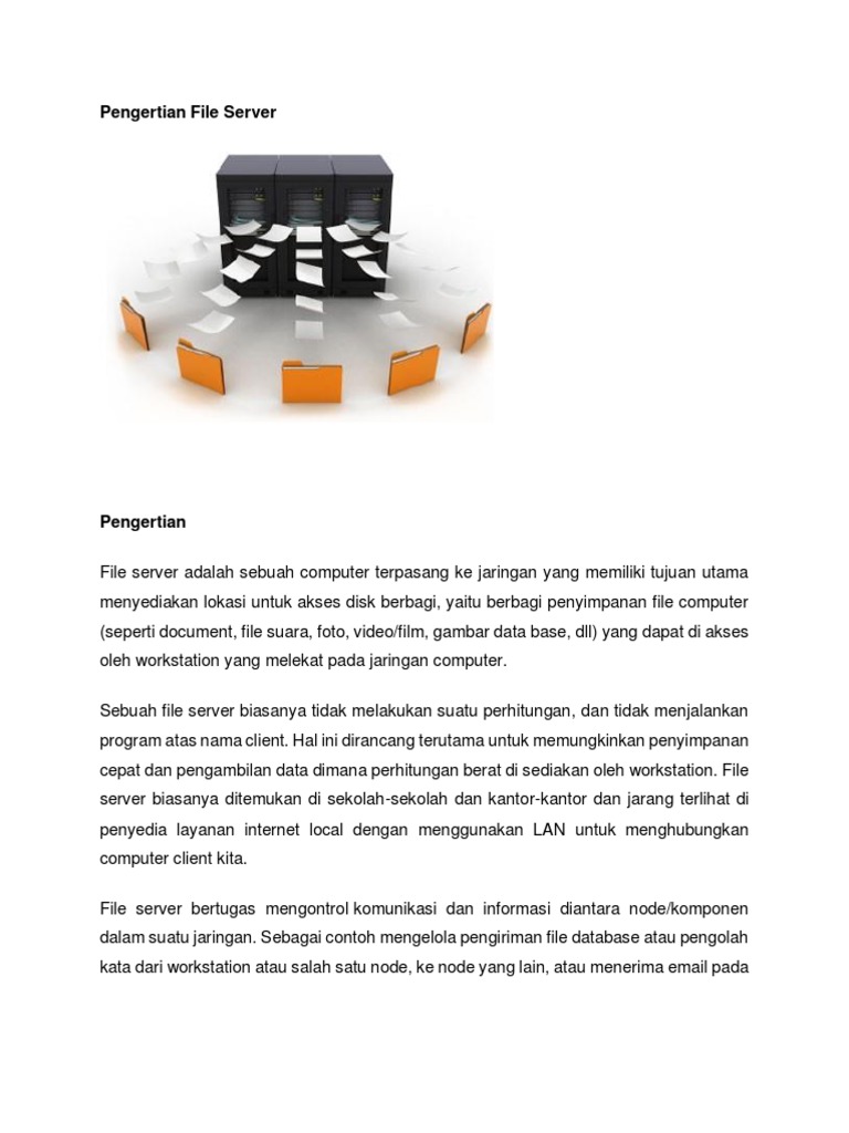 Pengertian File Server | PDF