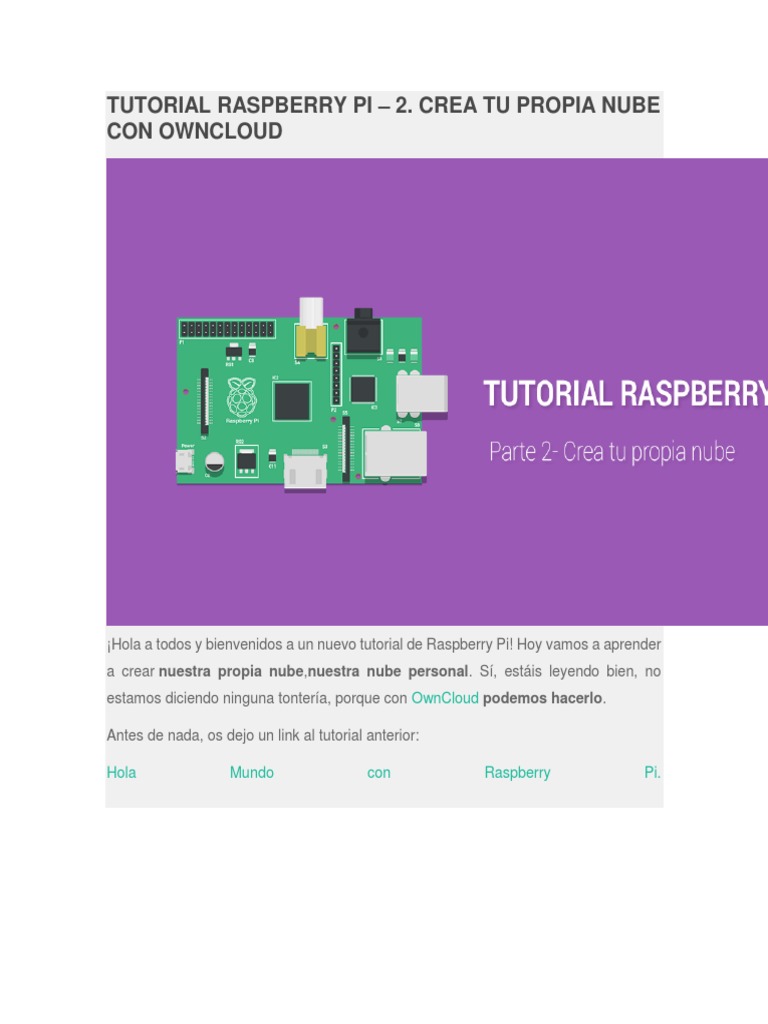 Servidor Raspery Pi | PDF