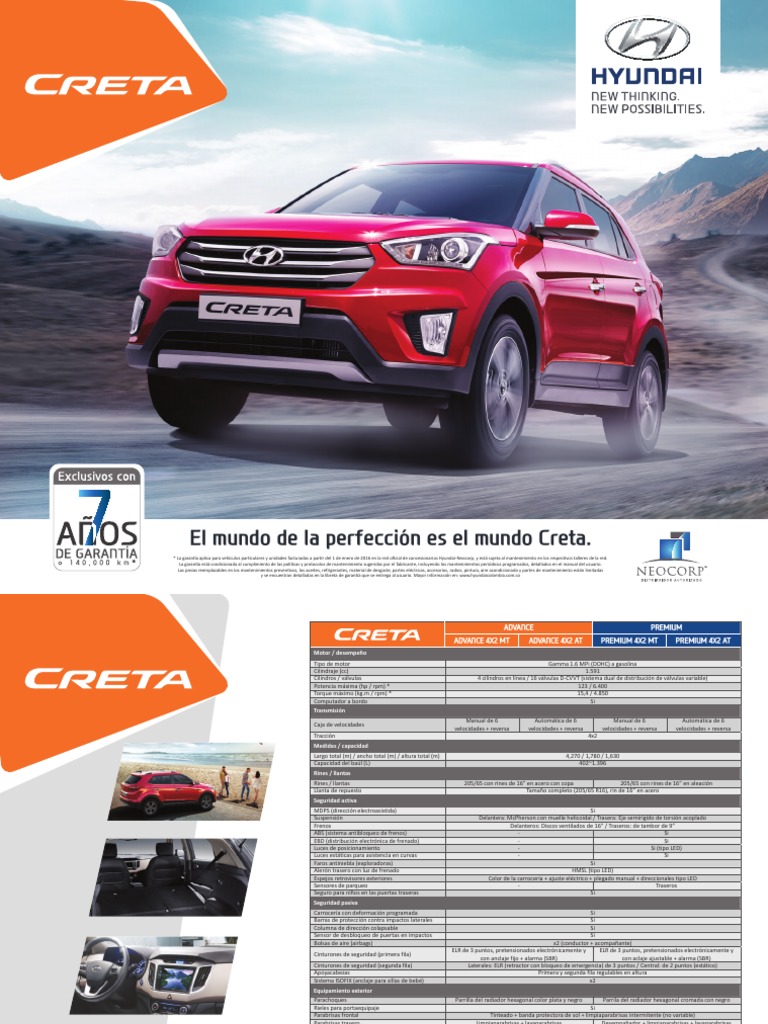 Creta PDF | PDF | Airbag | Transmisión (Mecánica)