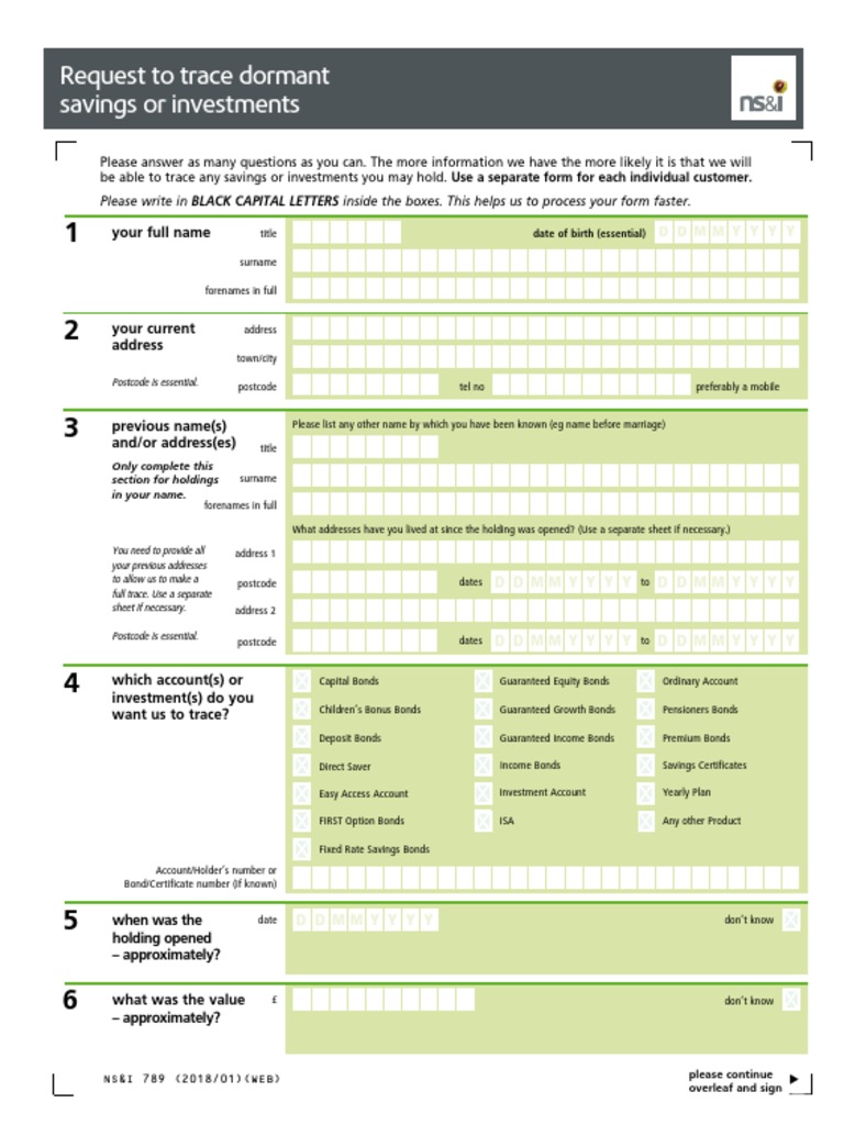 Tracing Service Request Form PDF | PDF | Bonds (Finance) | Investing