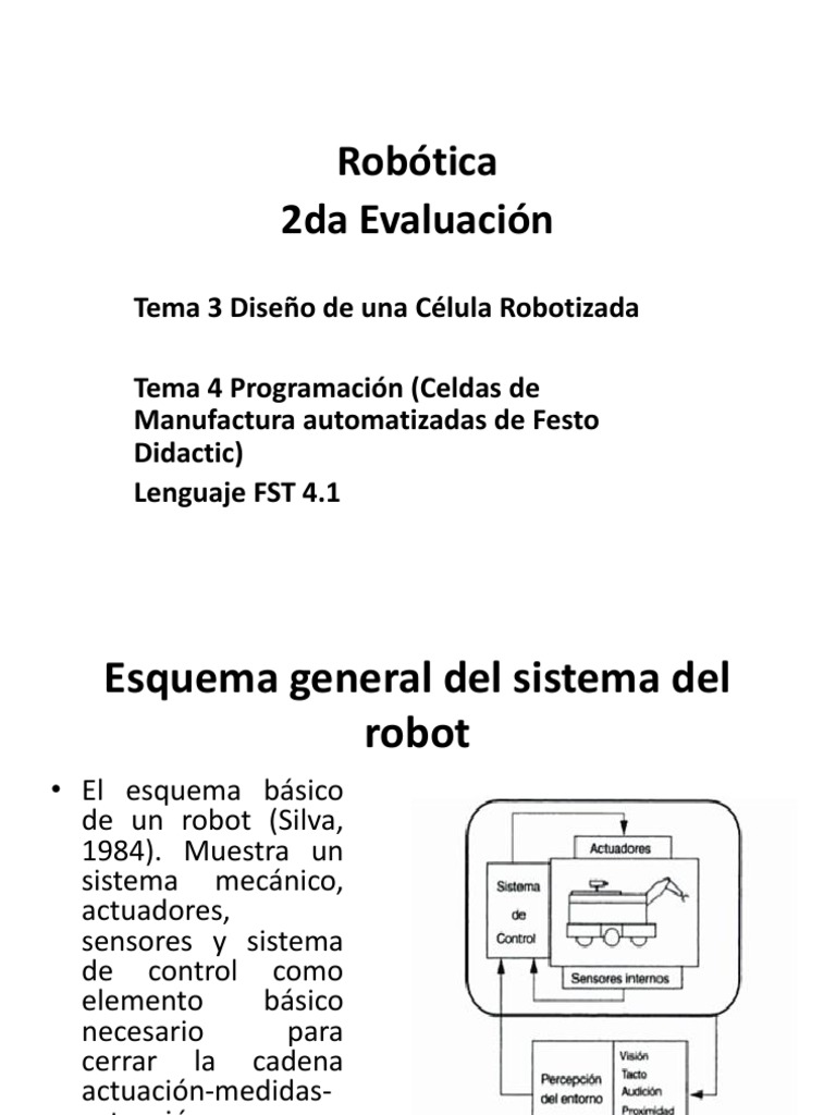 Robotica Tema 3 y 4 | PDF | Robot | Robótica