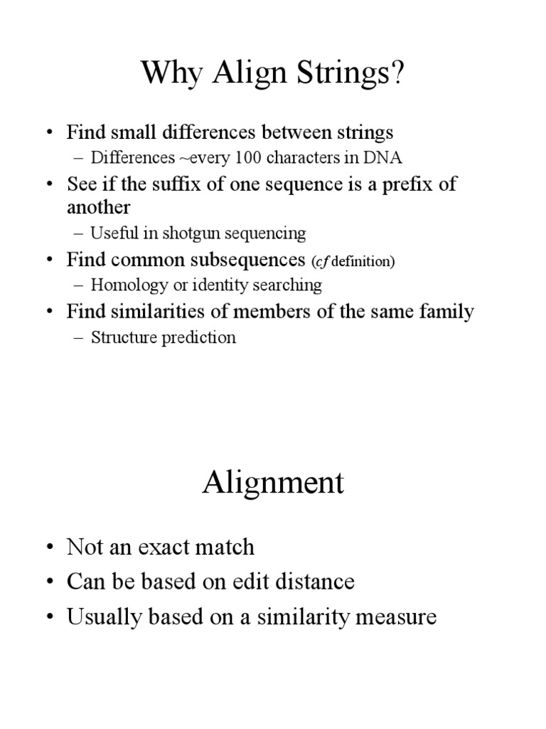 DNA Alignment | PDF | Sequence Alignment | Dynamic Programming DNA Alignment | PDF | Sequence Alignment | Dynamic Programming