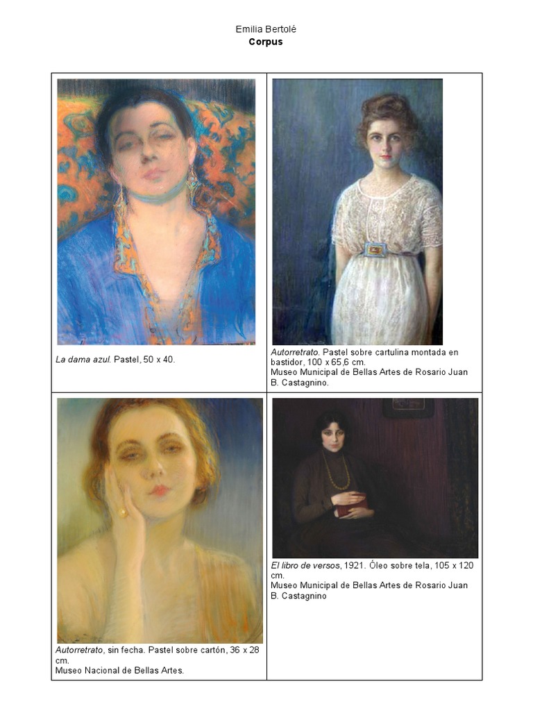 Pinturas de Emilia Bertolé | PDF