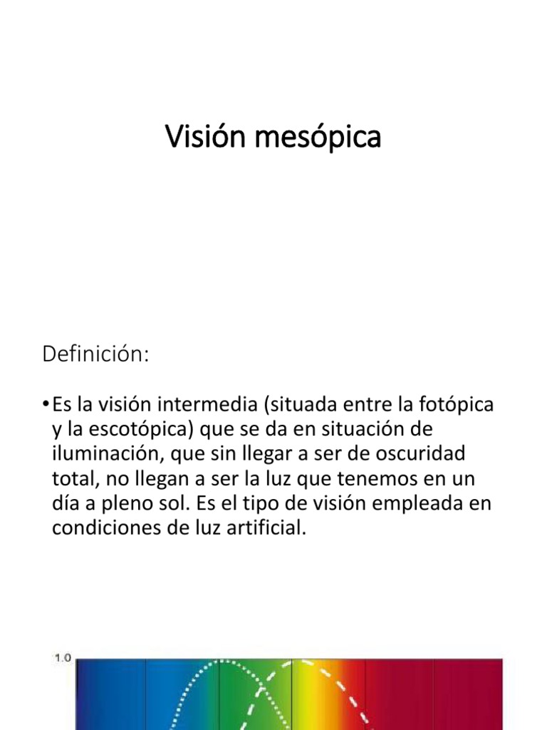 Visión Mesópica | PDF | Percepción visual | Color