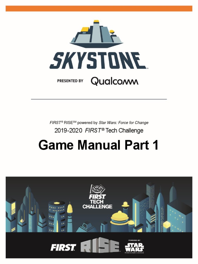 Game Manual Part 1 | PDF | Tournament | Referee
