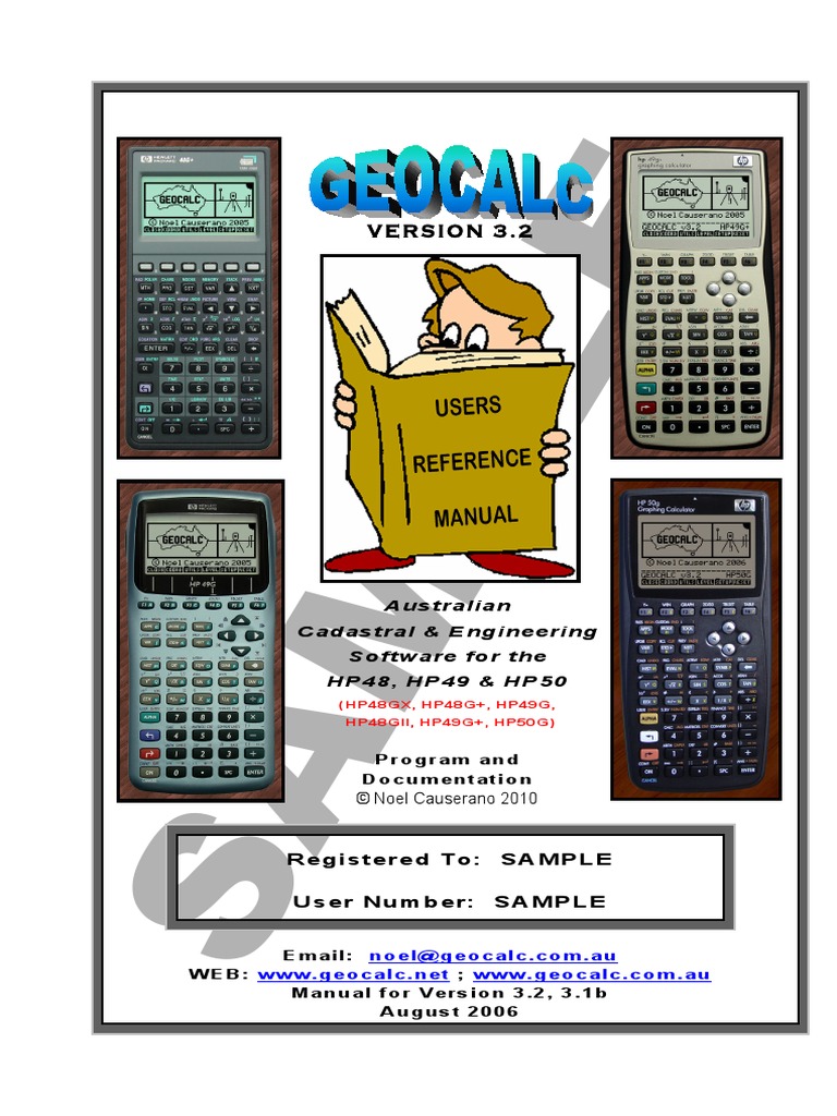 Geocalc v3.2 (7187333) | PDF | Computer Keyboard | Microsoft Windows