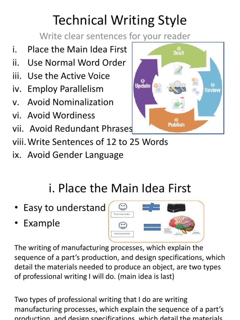 Technical Writing Essentials | PDF | Verb | Sentence (Linguistics)
