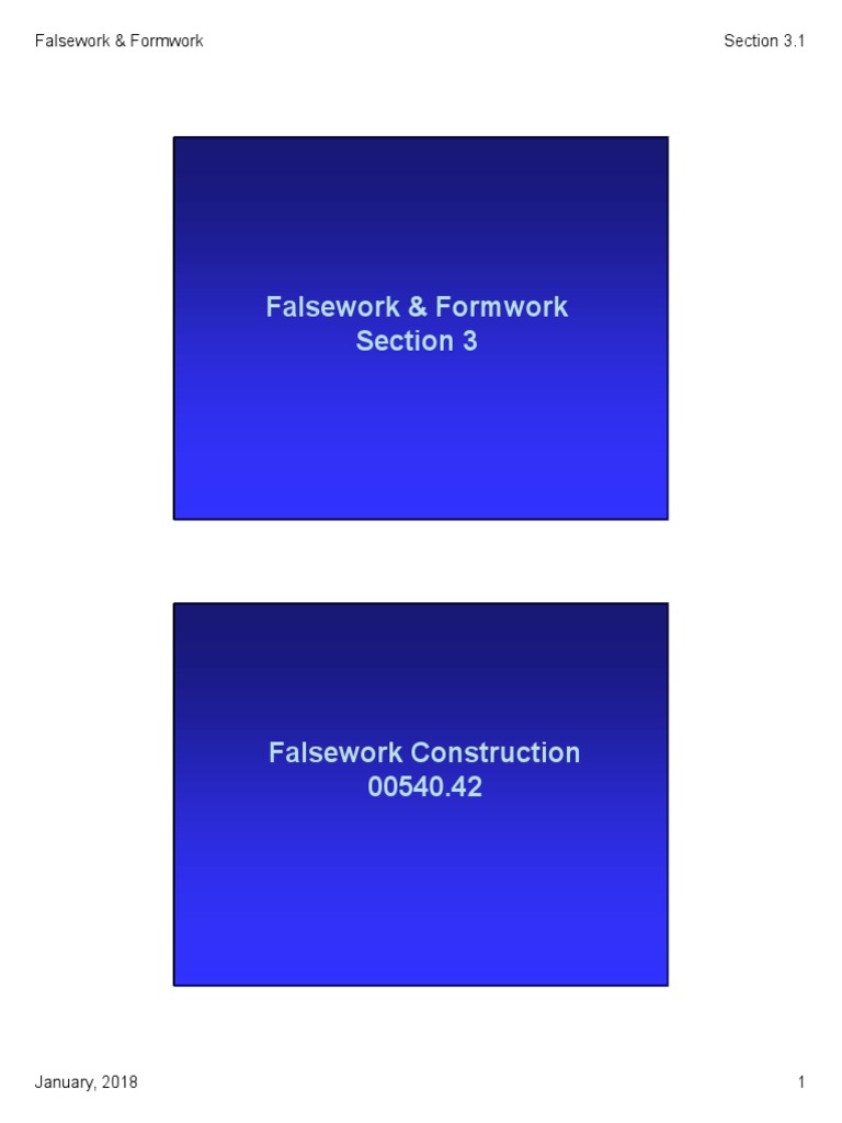 Falsework & Formwork Section 3.1 | PDF | Sine | Elementary Geometry