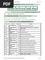Api Standard List PDF | PDF | Oil Refinery | Petroleum