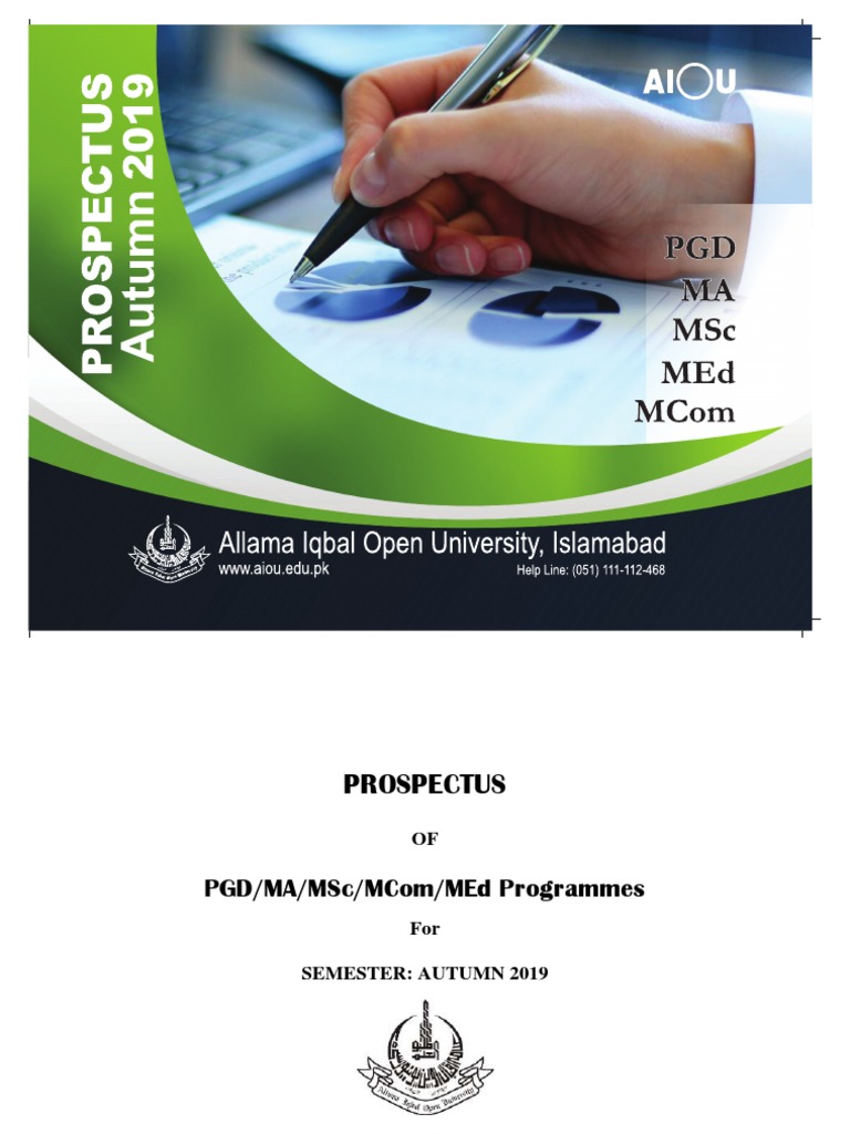 Master Prospectus Autumn-2019 | PDF | Bachelor Of Science | Bachelor's ...