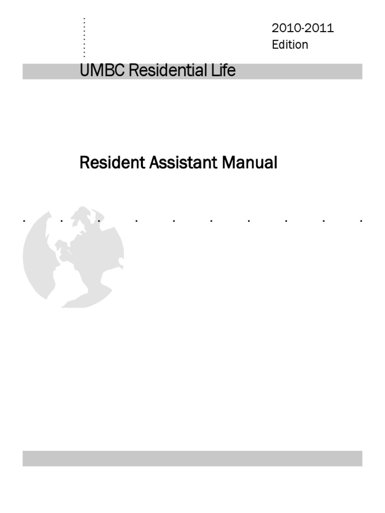 2010-2011 RA Manual | PDF | Leadership | Employment