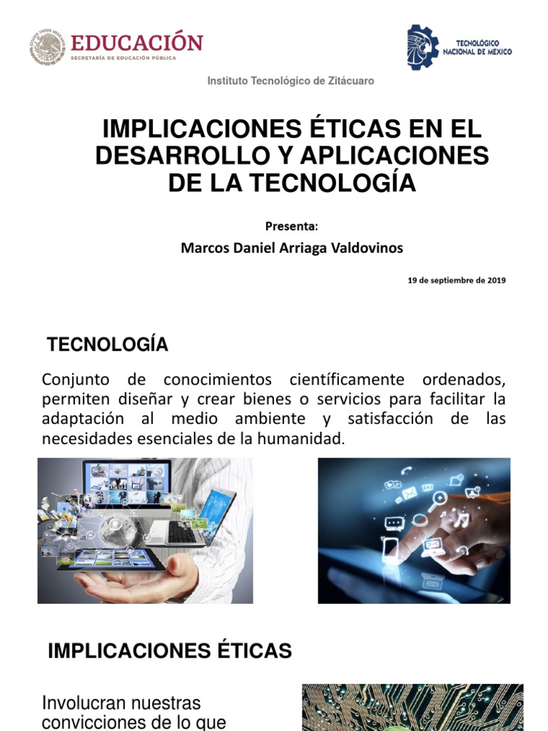 Implicaciones Éticas en El Desarrollo y Aplicaciones de La Tecnología | PDF