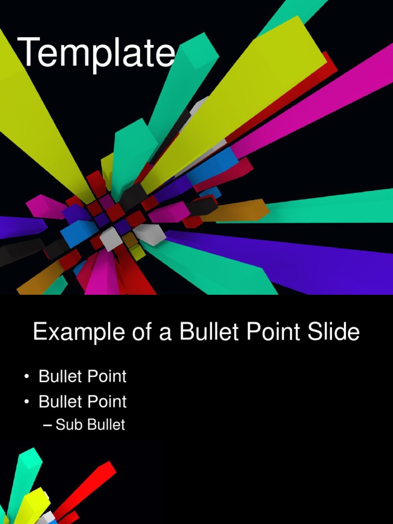 TEMPLATE PPT Hitam | PDF