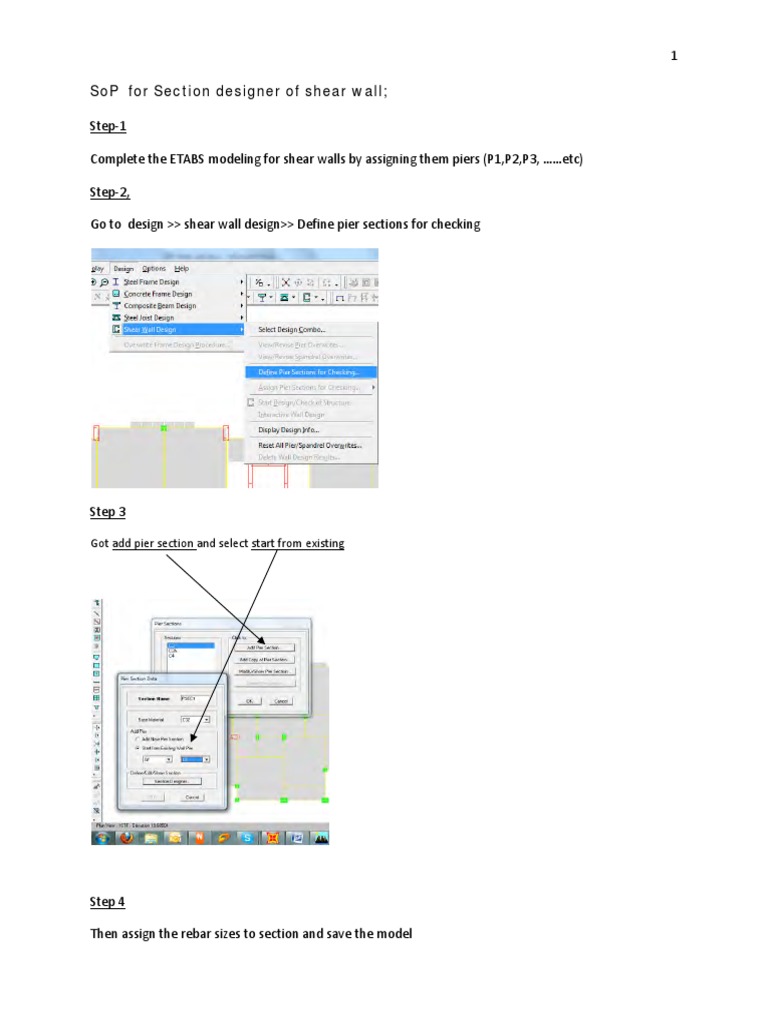SOP Shear Wall | PDF | Structural Engineering | Civil Engineering