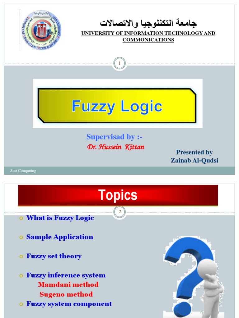 Supervisad By:-: Dr. Hussein Kittan | PDF | Fuzzy Logic | Control Theory