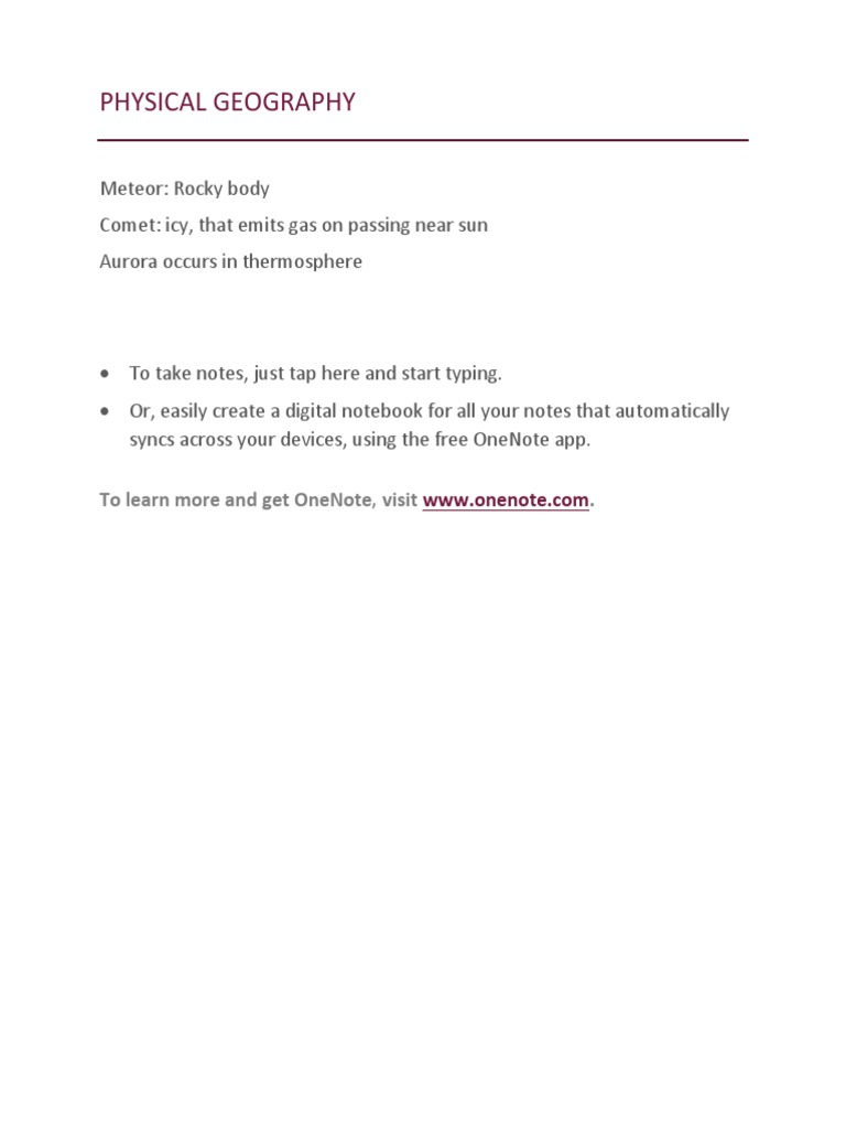 Physical Geography | PDF