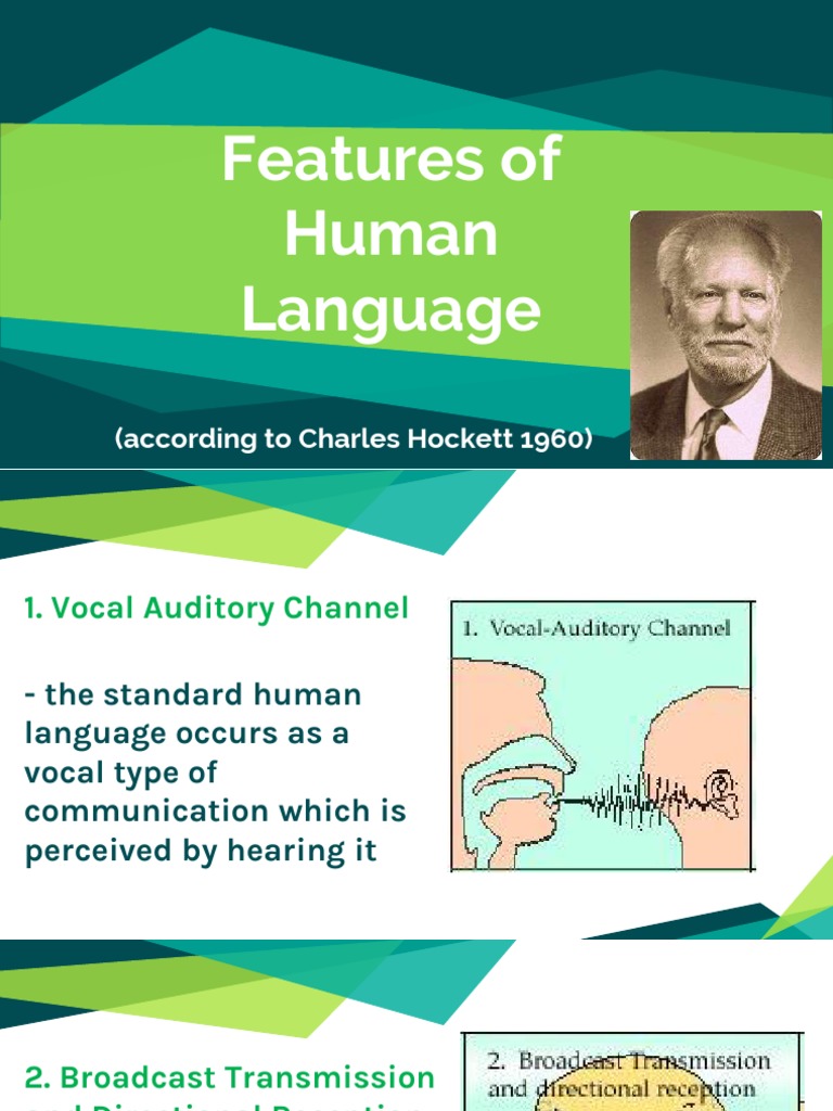 Features of Human Language | PDF