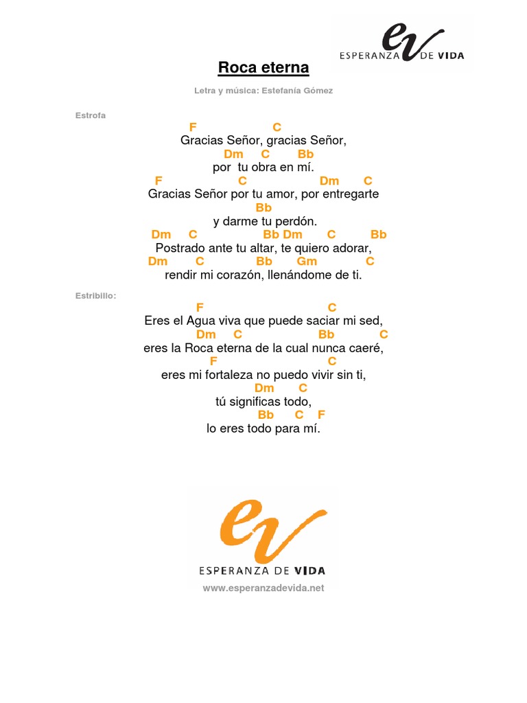 Roca Eterna - Acordes de La Producción de Esperanza de Vida | PDF