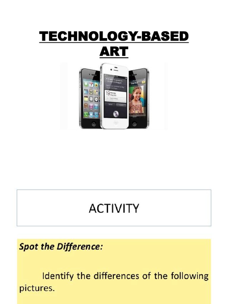 Technology-Based ART | Download Free PDF | I Pad | Camera