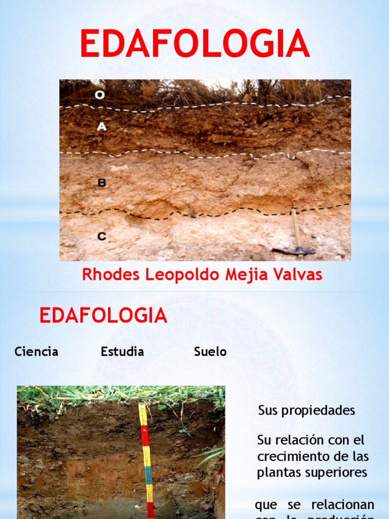 Semana 01 Edafologia | PDF | Suelo | Agricultura