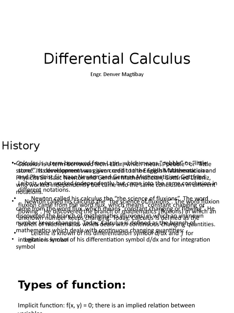 Difcal 1 | PDF | Maxima And Minima | Derivative