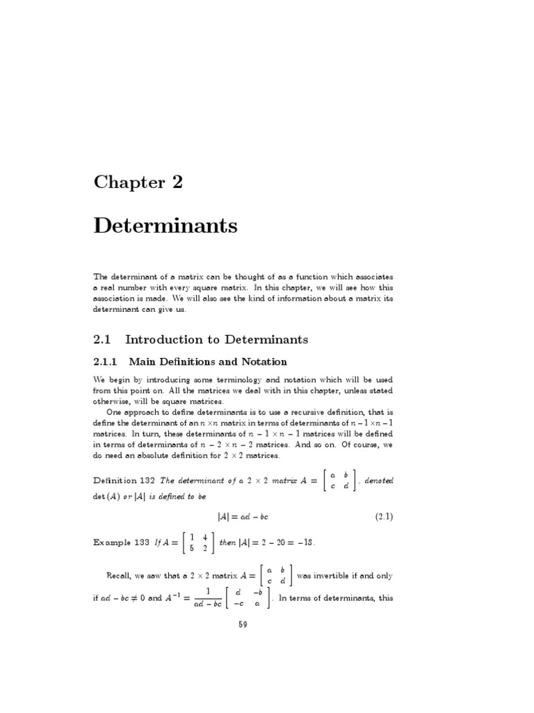 3 31303 249 PDF | PDF | Determinant | Matrix (Mathematics)