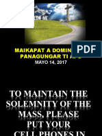 Salmo 91 Awit NG Pagtitiwala Sa Diyos | PDF