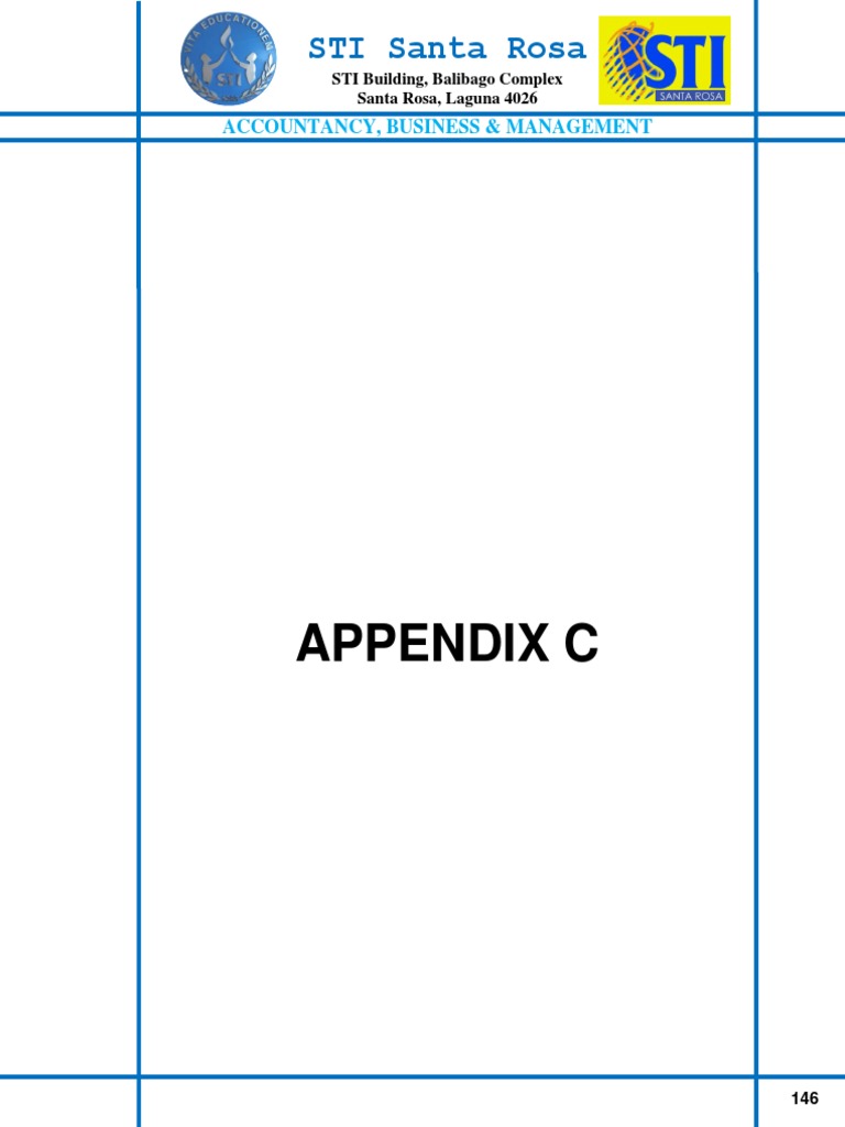 Appendix C: STI Santa Rosa | PDF | Schools | Educational Stages