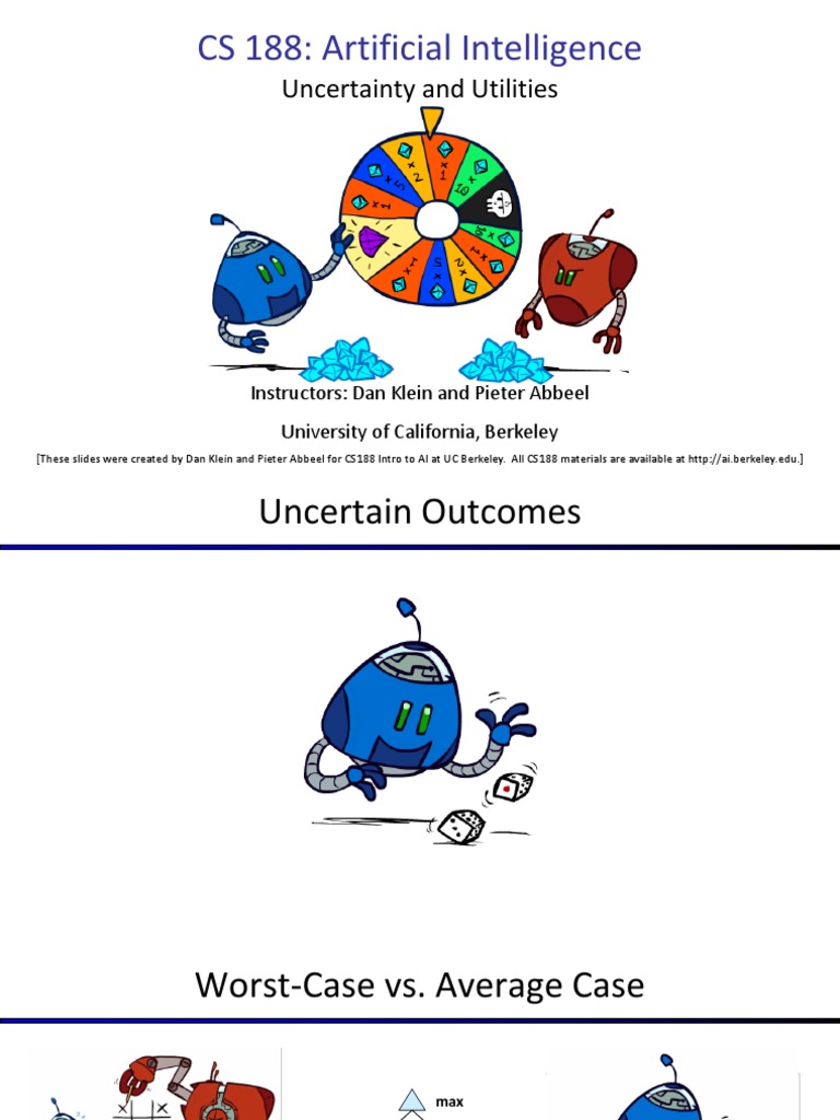 Expectimax Search and Utilities | PDF | Utility | Probability Distribution