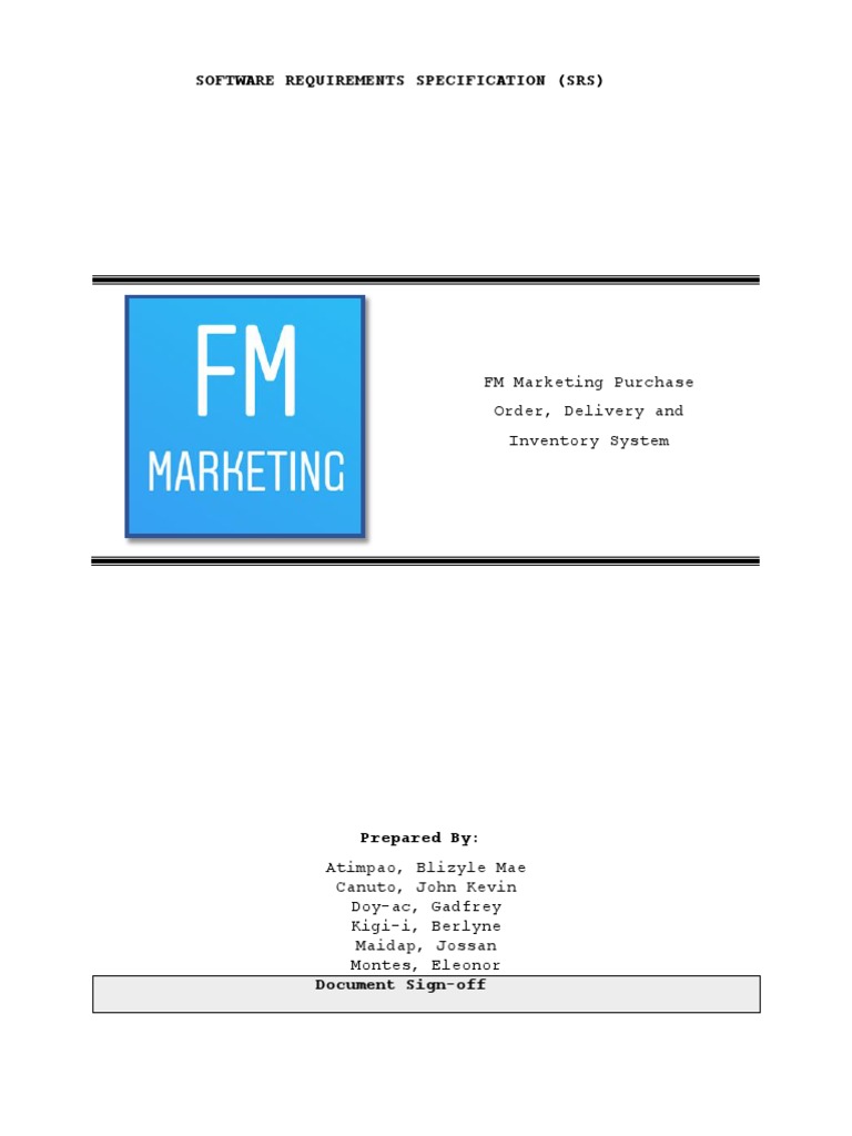 SRS Sample Part | PDF | Password | User (Computing)