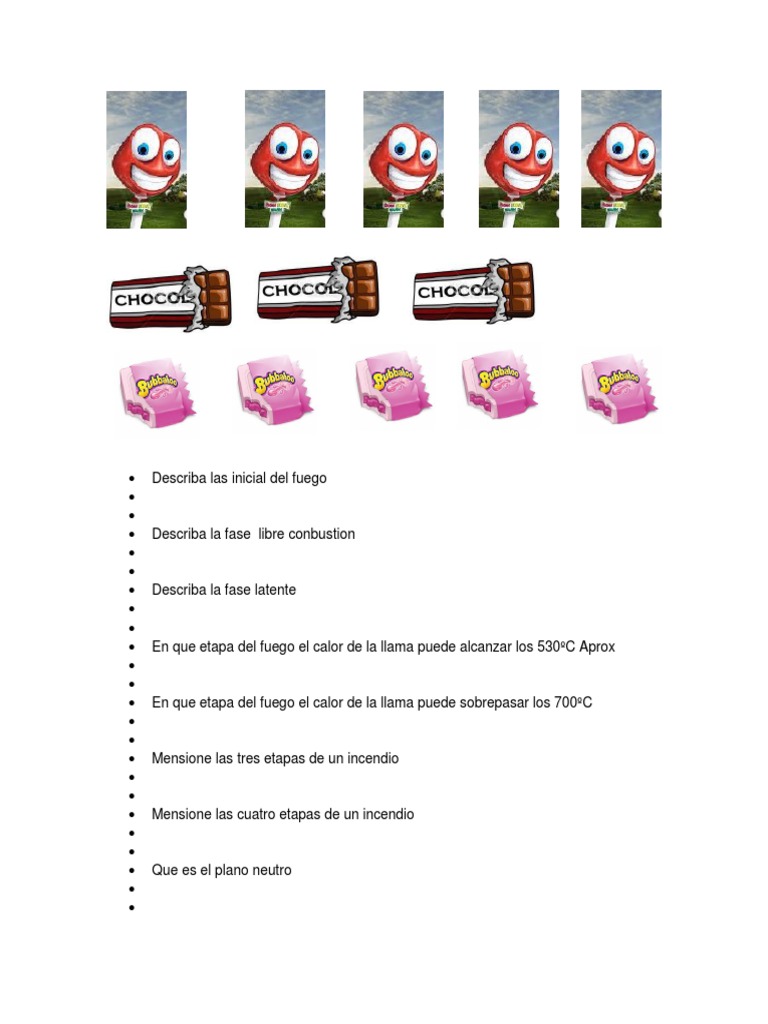 Fases de Un Incendio Activ | PDF | Combustión | Oxígeno