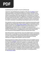 Halimbawa NG Pormal Na Sanaysay | PDF