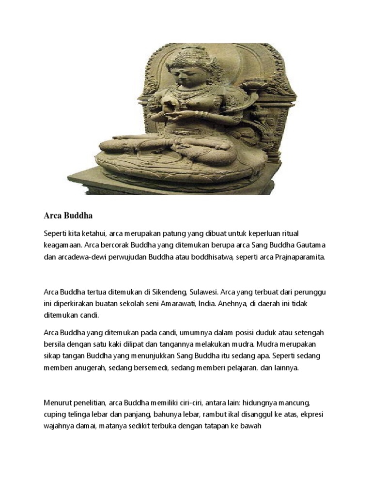 Arca Buddha | PDF